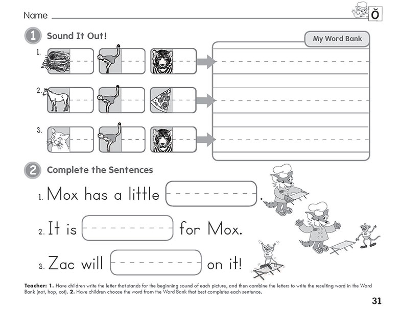 Book 2: Reading & Writing - Starfall | Parent-Teacher Center