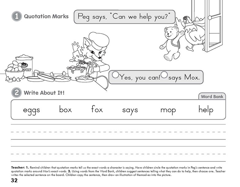 Book 2: Reading & Writing - Starfall | Parent-Teacher Center