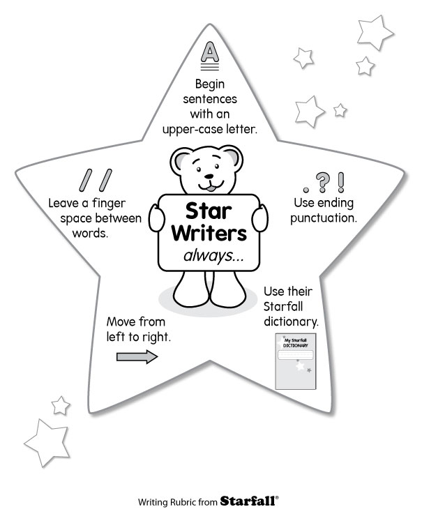 Writing Rubric - Starfall | Parent-Teacher Center