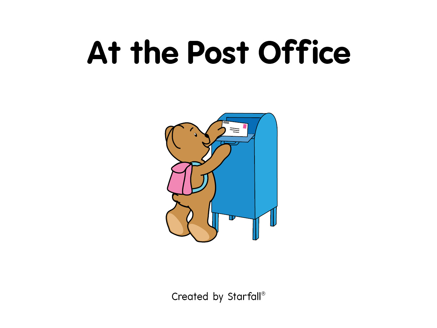 Backpack Bear's Books (Pre-decodable) - Starfall | Parent-Teacher Center