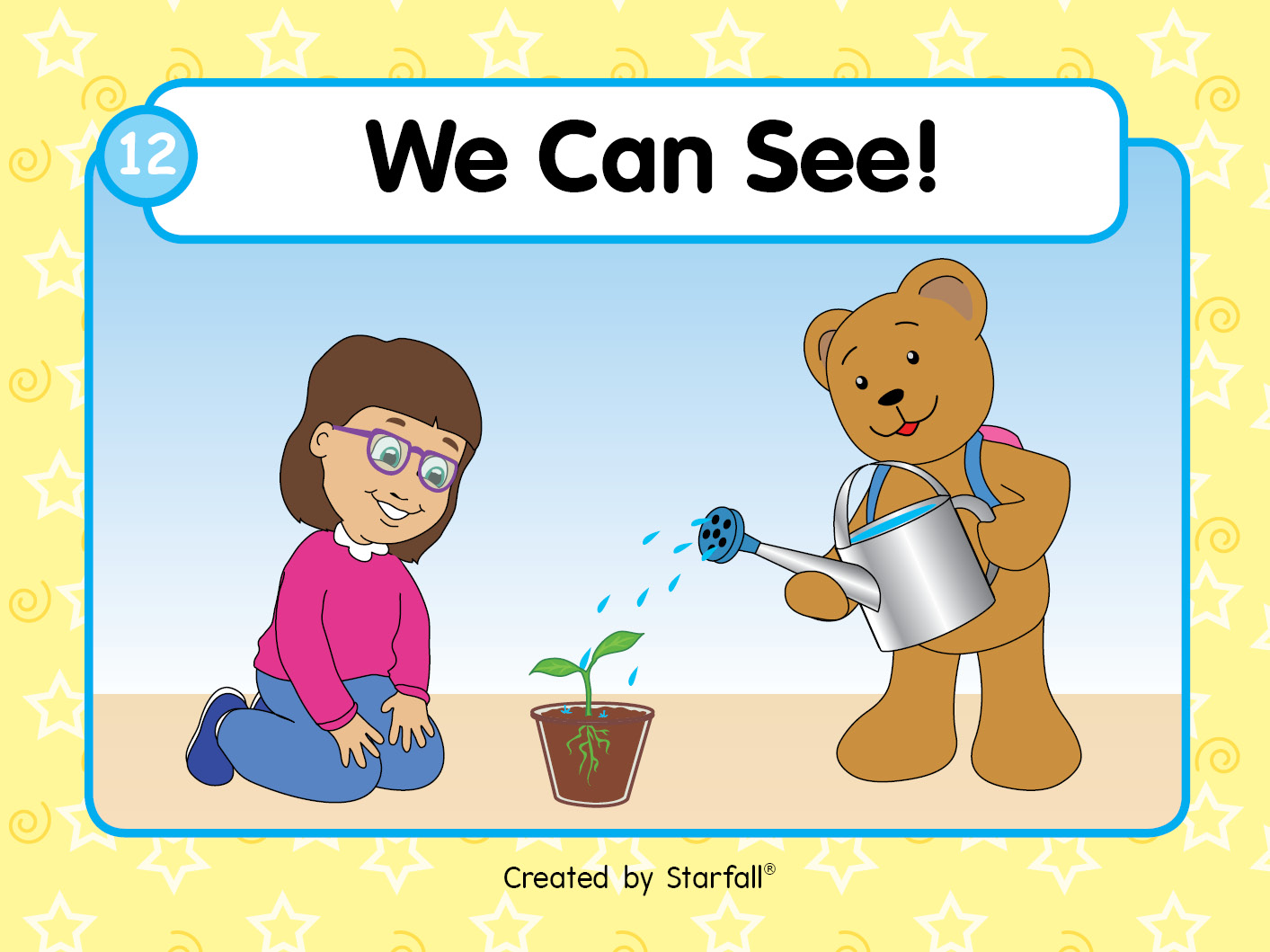 Backpack Bear's Books (Pre-decodable) - Starfall | Parent-Teacher Center