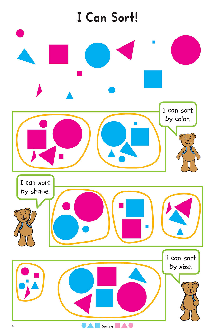Backpack Bear's Math Big Book - Starfall | Parent-Teacher Center