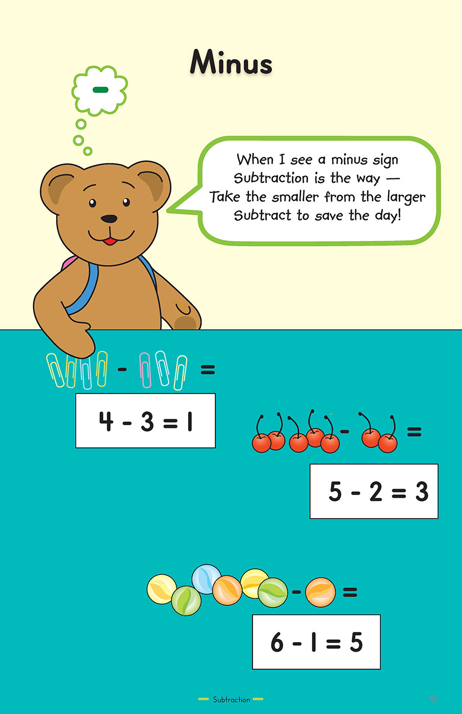 Backpack Bear's Math Big Book - Starfall | Parent-Teacher Center