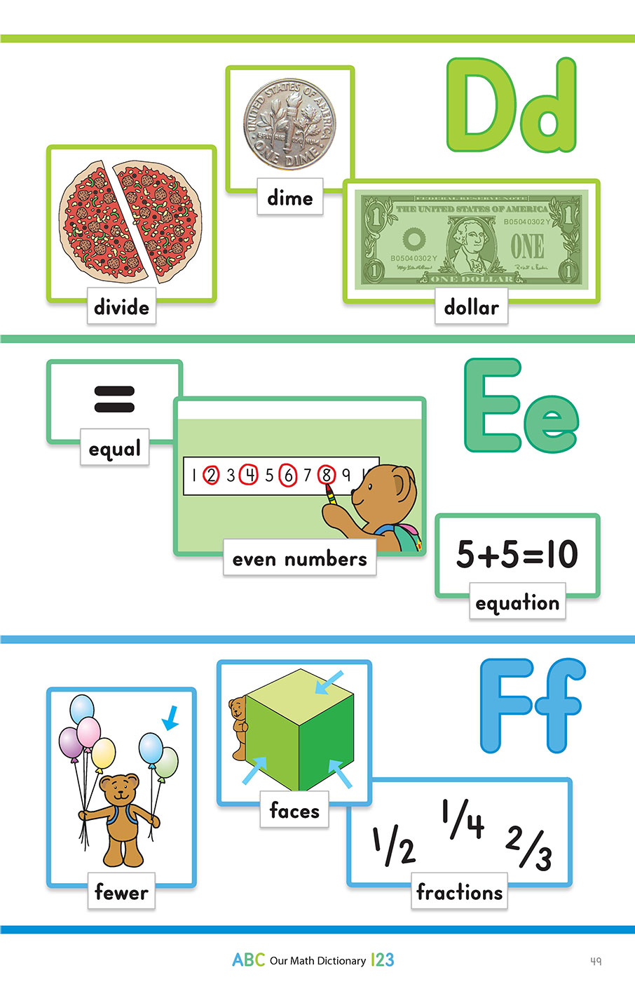 Backpack Bear's Math Big Book - Starfall | Parent-Teacher Center