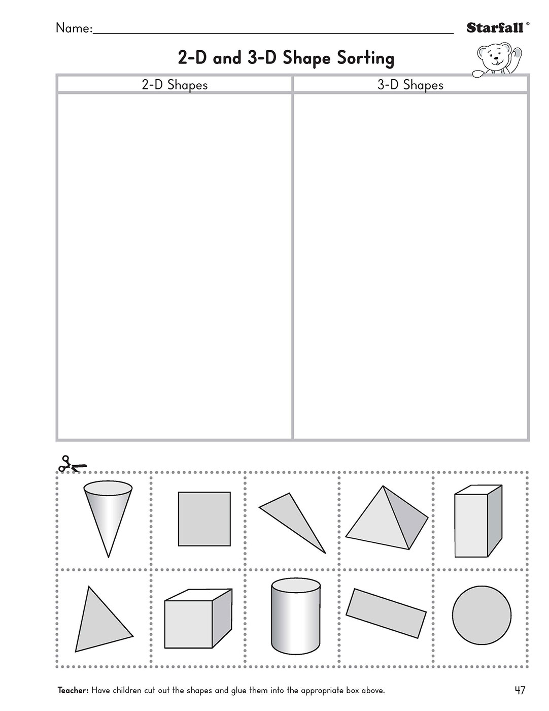Math Workbook 1 - Starfall | Parent-Teacher Center