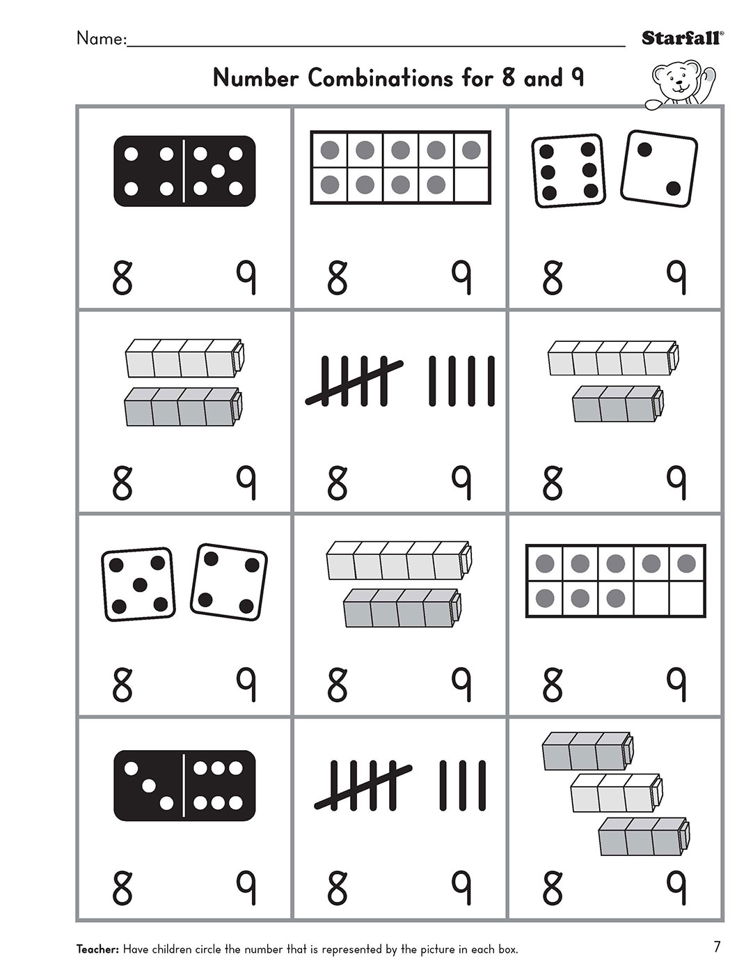 Math Workbook 2 - Starfall | Parent-Teacher Center