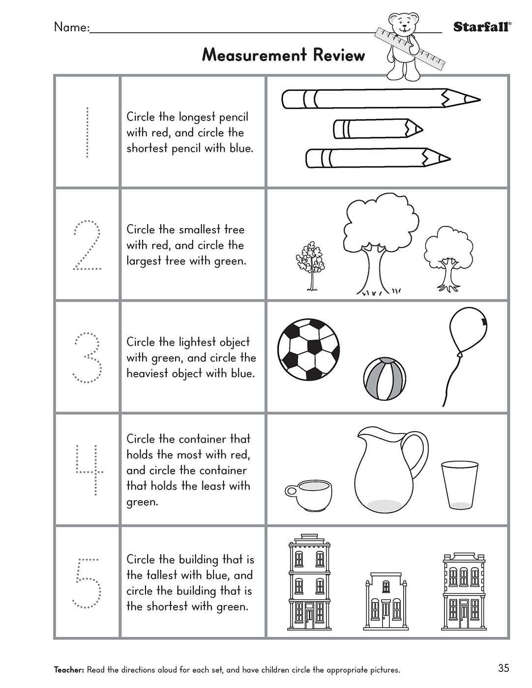 Math Workbook 2 - Starfall | Parent-Teacher Center