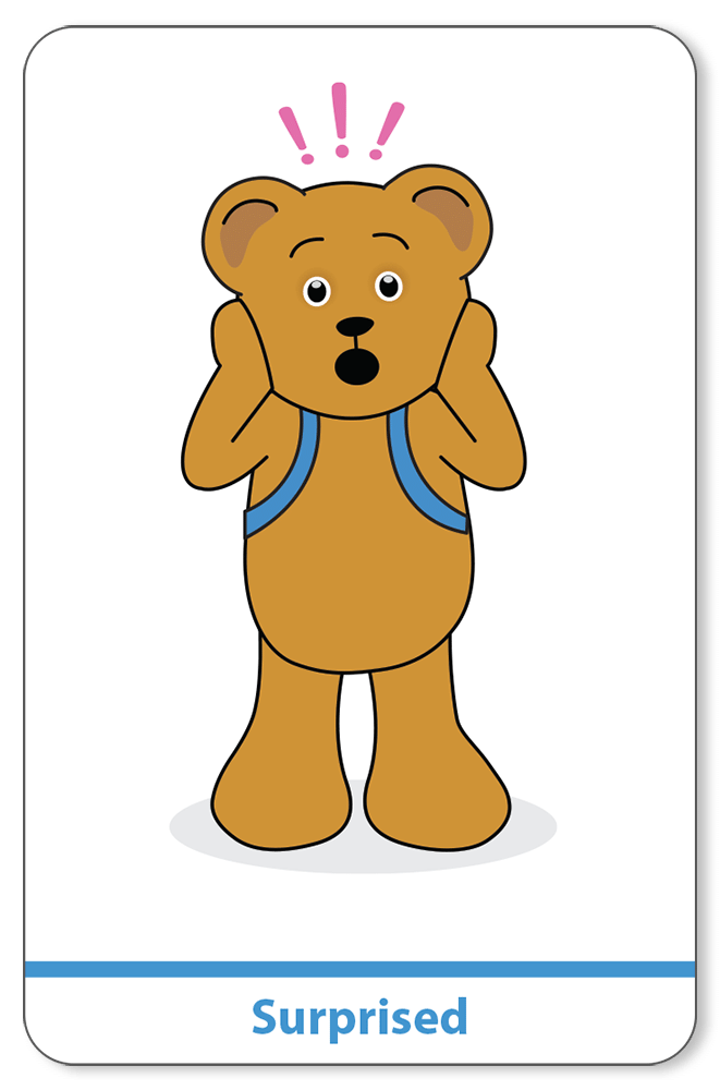 Backpack Bear's Emotions Poster - Starfall | Parent-Teacher Center