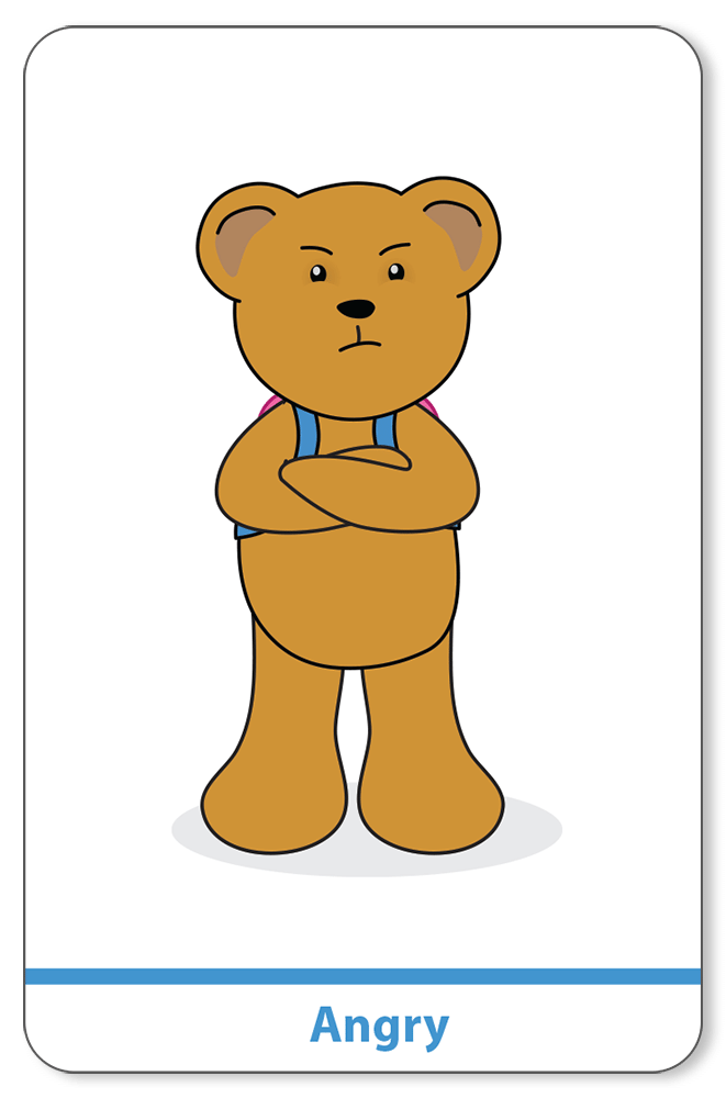 Backpack Bear's Emotions Poster - Starfall | Parent-Teacher Center