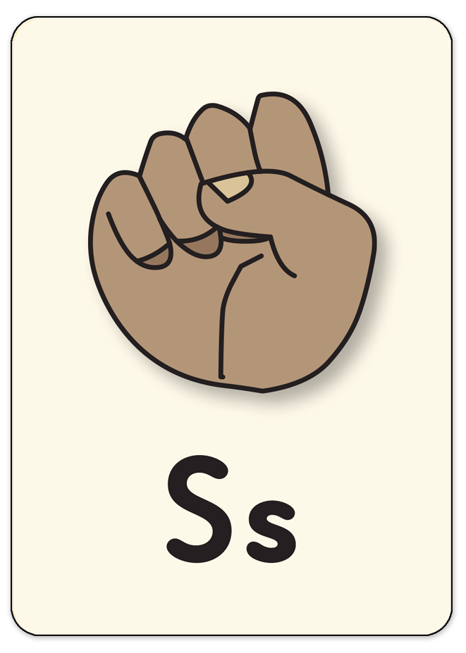 American Sign Language Poster - Starfall | Parent-Teacher Center
