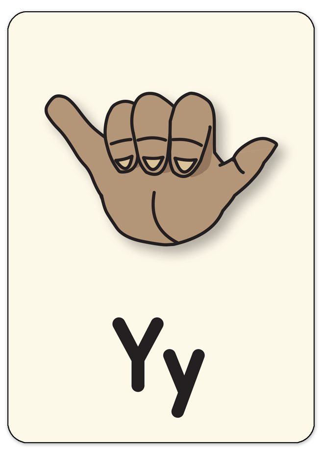 American Sign Language Poster - Starfall | Parent-Teacher Center